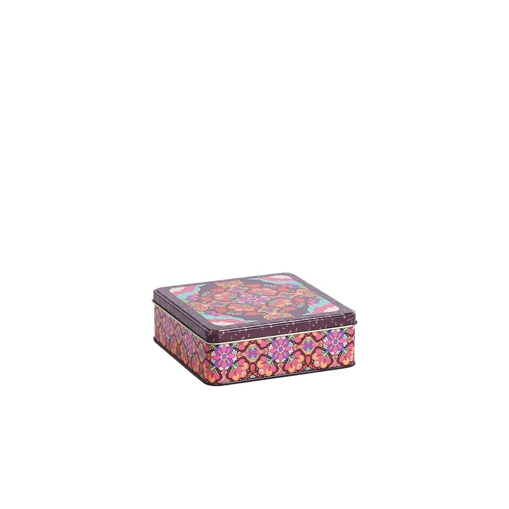 Glistendecor Metal Storage Box: Sturdy Organizer for Small Essentials