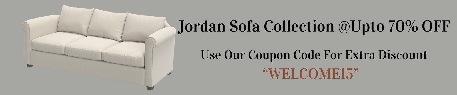 Jordan Sofa Collection - Craft Paradise